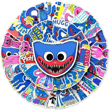 Huggy Wuggy Poppy Playtime Stickers - Huggy Wuggy Plush