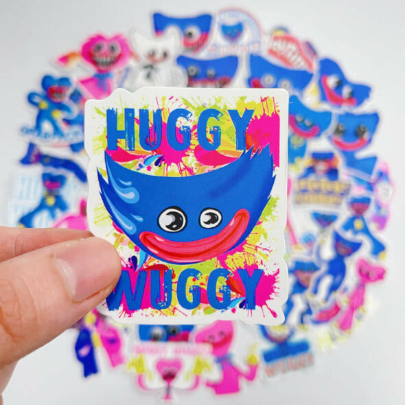 Huggy Wuggy Poppy Playtime Stickers - Huggy Wuggy Plush