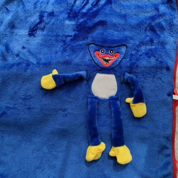 Huggy Wuggy Plush Toy Blanket - Huggy Wuggy Plush